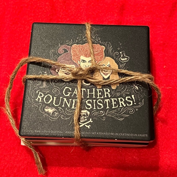 Disney | Holiday | Hocus Pocus Coasters Set Of 4 | Poshmark
